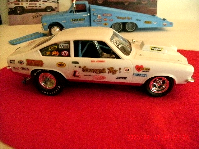 CUSTOM BUILT *BILL *GRUMPY* JENKINS PRO STOCK VEGA WITH RACE TRUCK ...