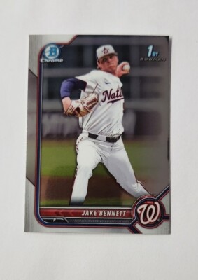 2022 Bowman Chrome Jake Bennet Refractor Prospect #BDC-141 Nationals | eBay
