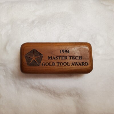 Vintage Gerber Chrysler Master Tech Gold Tool Award 1994 Pocket Knife ...