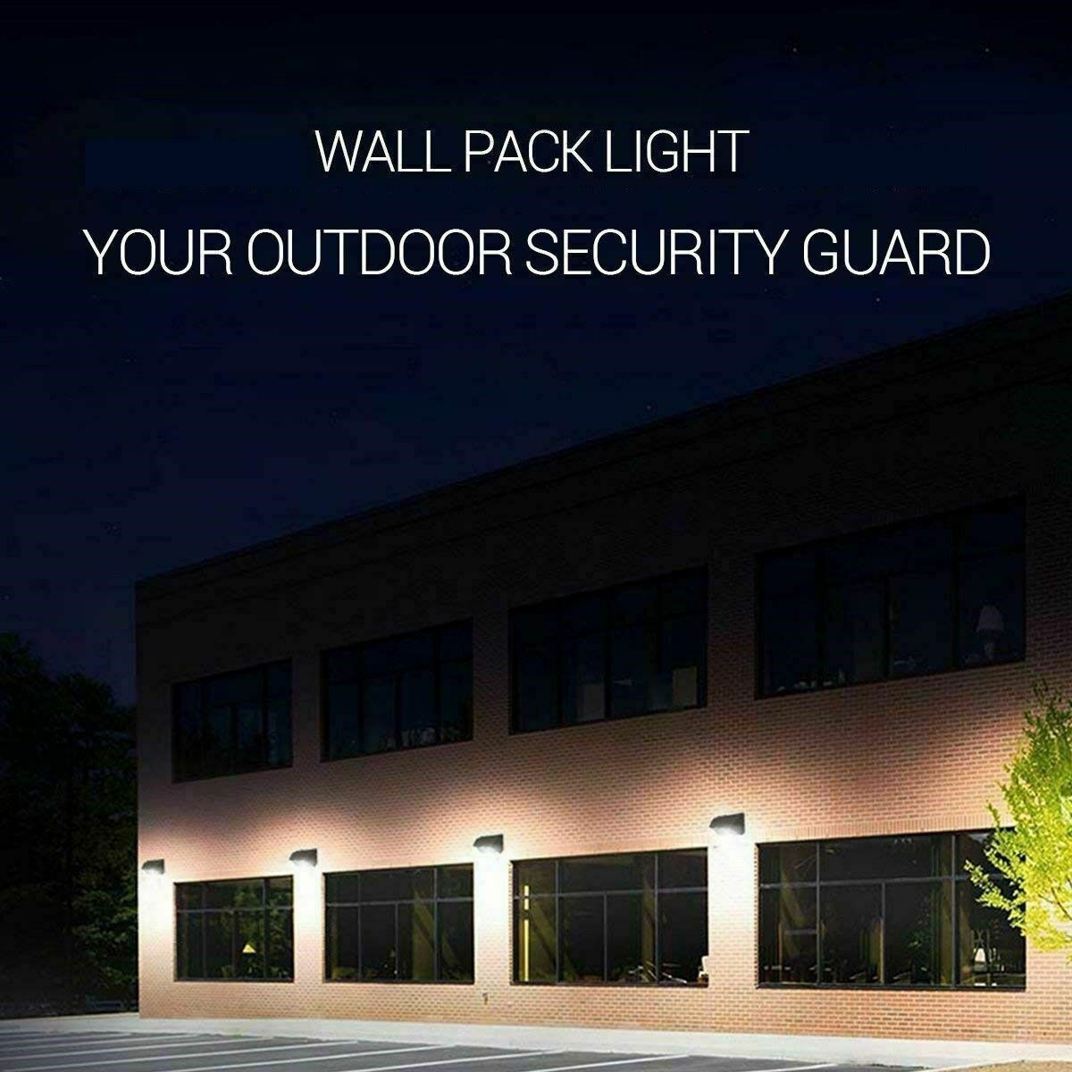 120W LED Wall Pack Light With photocell Dusk to Dawn Commercial ...