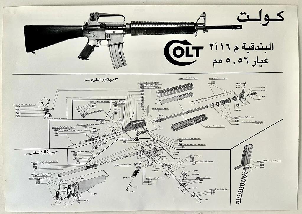 M16a2 Parts Diagram
