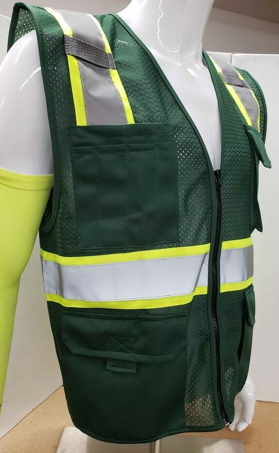 Two Tone High Visibility Reflective Safety Vest in various colors (X ...
