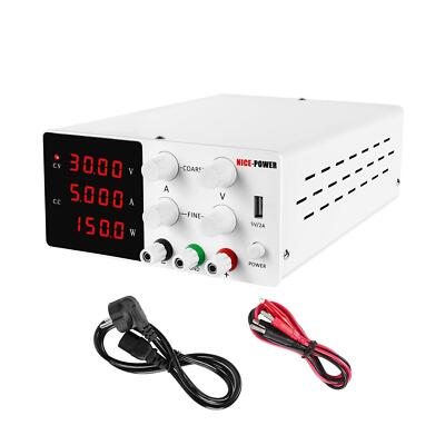 SPS-W305 Digital Adjustable DC Power lab supply 4-bit display Voltage ...