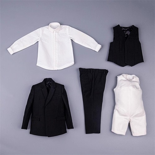 Men's Suit Set 1/6 Scale Clothes Set Outfit Figure Accessory No Head ...