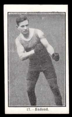 1923 Burstein Isaacs Famous Prize Fighters Boxing #17 Badoud EX | eBay