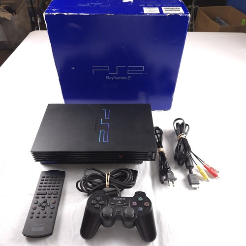 Sony Playstation 2 SCPH-30001 Console PS2 Fat Boxed System With Cables ...