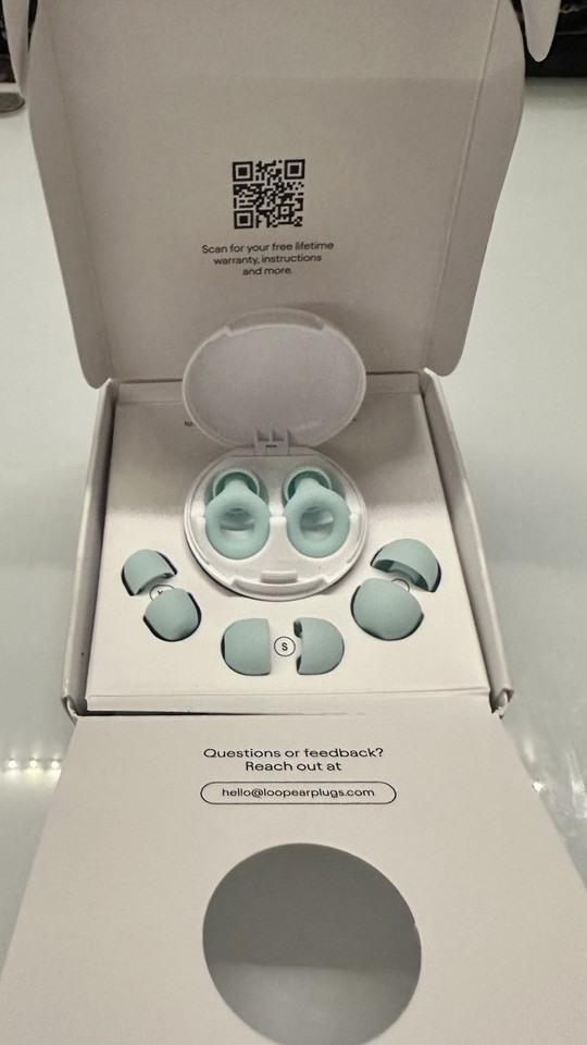 Loop Quiet 2 Ear Plugs Ultra Comfy Reusable 14 dB 24 dB SNR Noise Reduction Mint | eBay