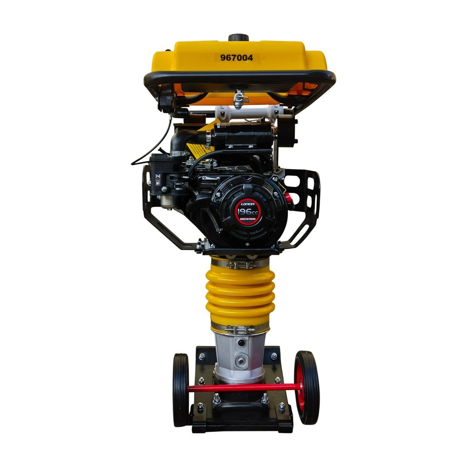 6.5HP 196cc Gas Power Jumping Jack Tamper Rammer Dirt Plate Compactor ...