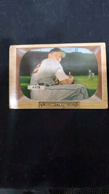 Al Aber 1955 Bowman Baseball card #24 (Tigers) | eBay