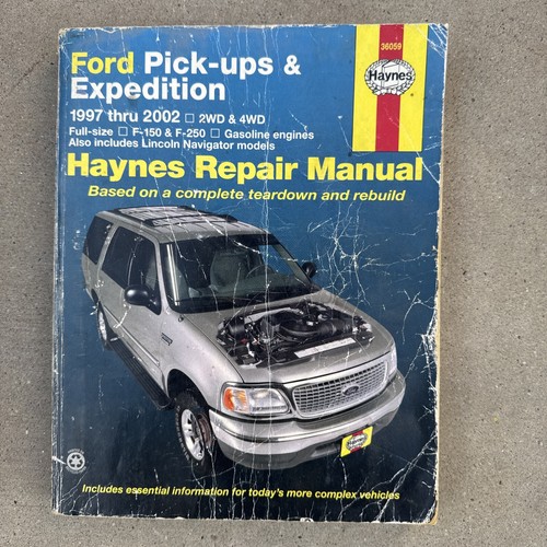 Haynes 36059 Repair Manual for Ford Pickups & Expedition 9781563927812 ...
