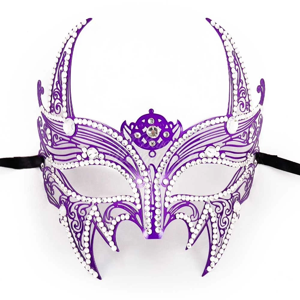 Purple Masquerade Mask Background