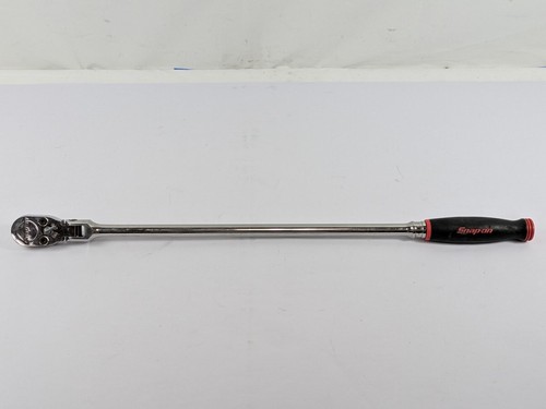 SNAP-ON SHLF80A 1/2" DR Soft Grip Long Handle Flex-Head Ratchet Wren ...