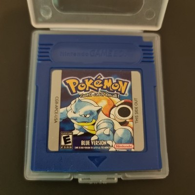 Pokemon Blue Version - Gameboy Color Colour GBC Game RARE Pokemon 151 ...