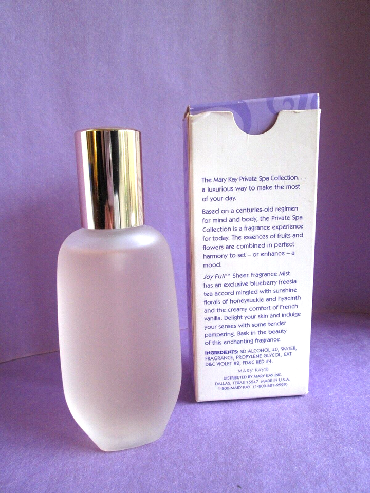 Joy Full Sheer Fragrance Mist by Mary Kay Vintage 1.7 oz 50 ml New in ...