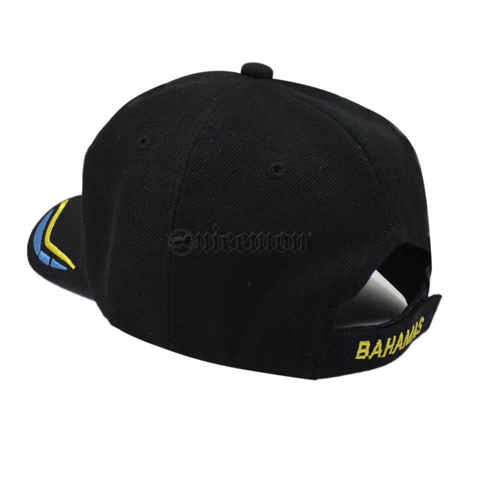 Bahamas Bahamian Stripe Colors Baseball Ball Cap Hat Nassau Unisex Caps ...