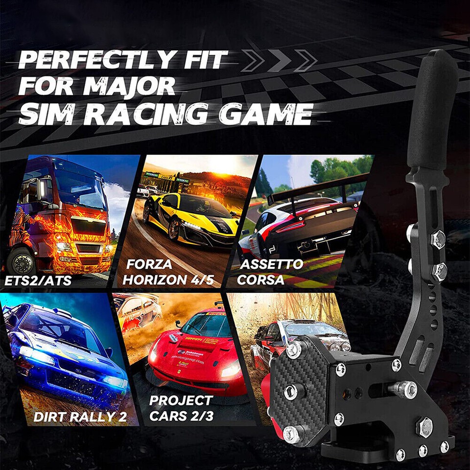 ACCS 64 Bit USB PC Handbrake SIM for Racing Games G25/27/29 T500 T300 ...