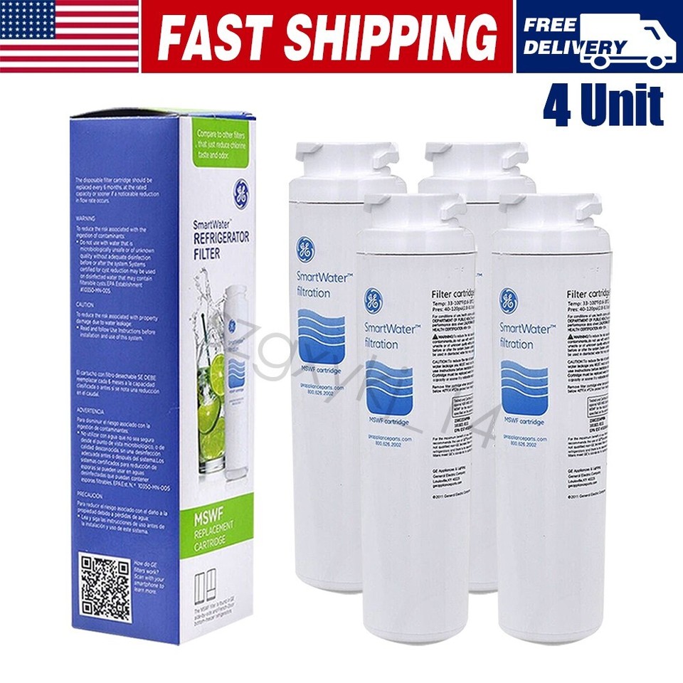 New GE MSWF SmartWater Refrigerator Genuine Water Filter Replacement ...