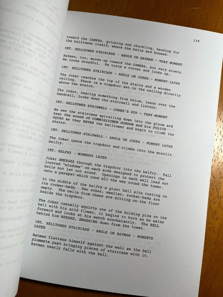Batman 1989 Script Cast-Signed - Autograph Reprints - 129 Pages ...