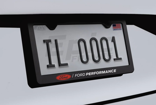 Mustang F150 Raptor Ford Performance License Plate Frame - Black ...
