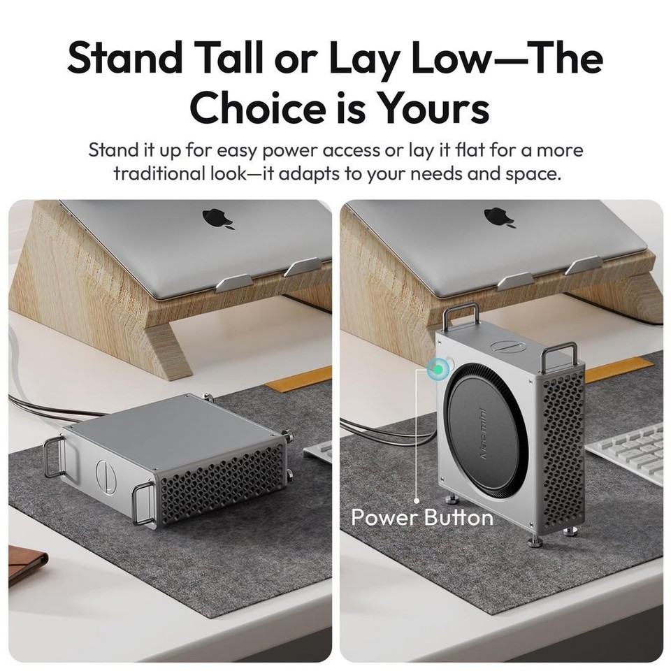Ulanzi QT01 Aluminum Alloy Case for Mac Mini M4 M4 Pro Desktop Tower | eBay