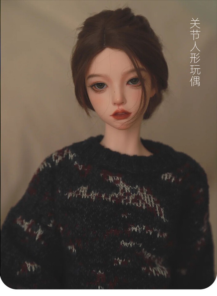 1 4 Bjd Doll Pretty Girl Nude Body Resin Handmade Face Make Up Eyes