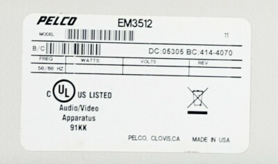 Cameras - Pelco Outdoor Camera