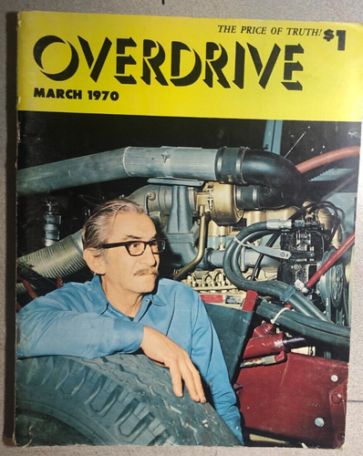 OVERDRIVE vintage Trucking Magazine March 1970 | eBay