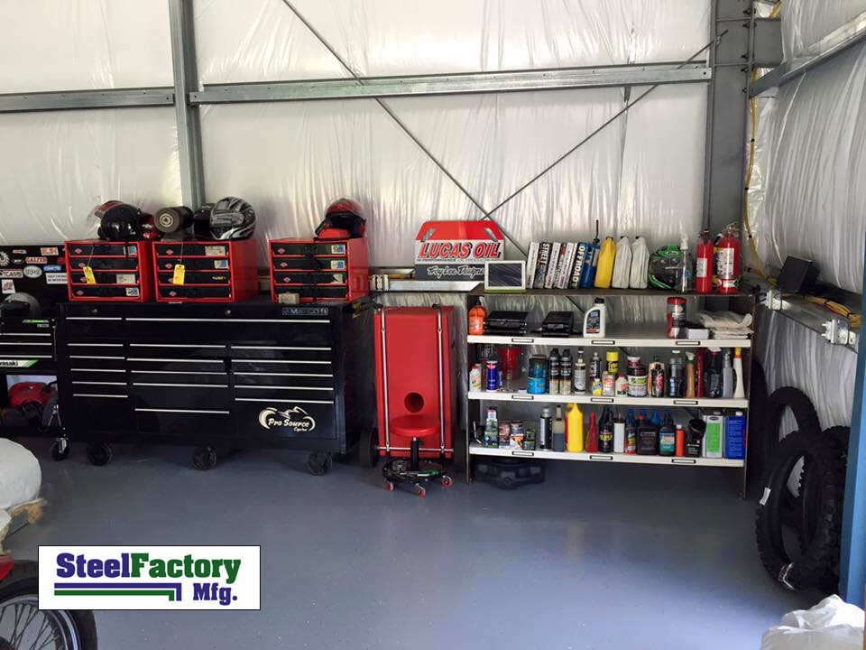 Steel Factory Mfg 40x100x20 Engineered Prefab Warehouse Storage ...