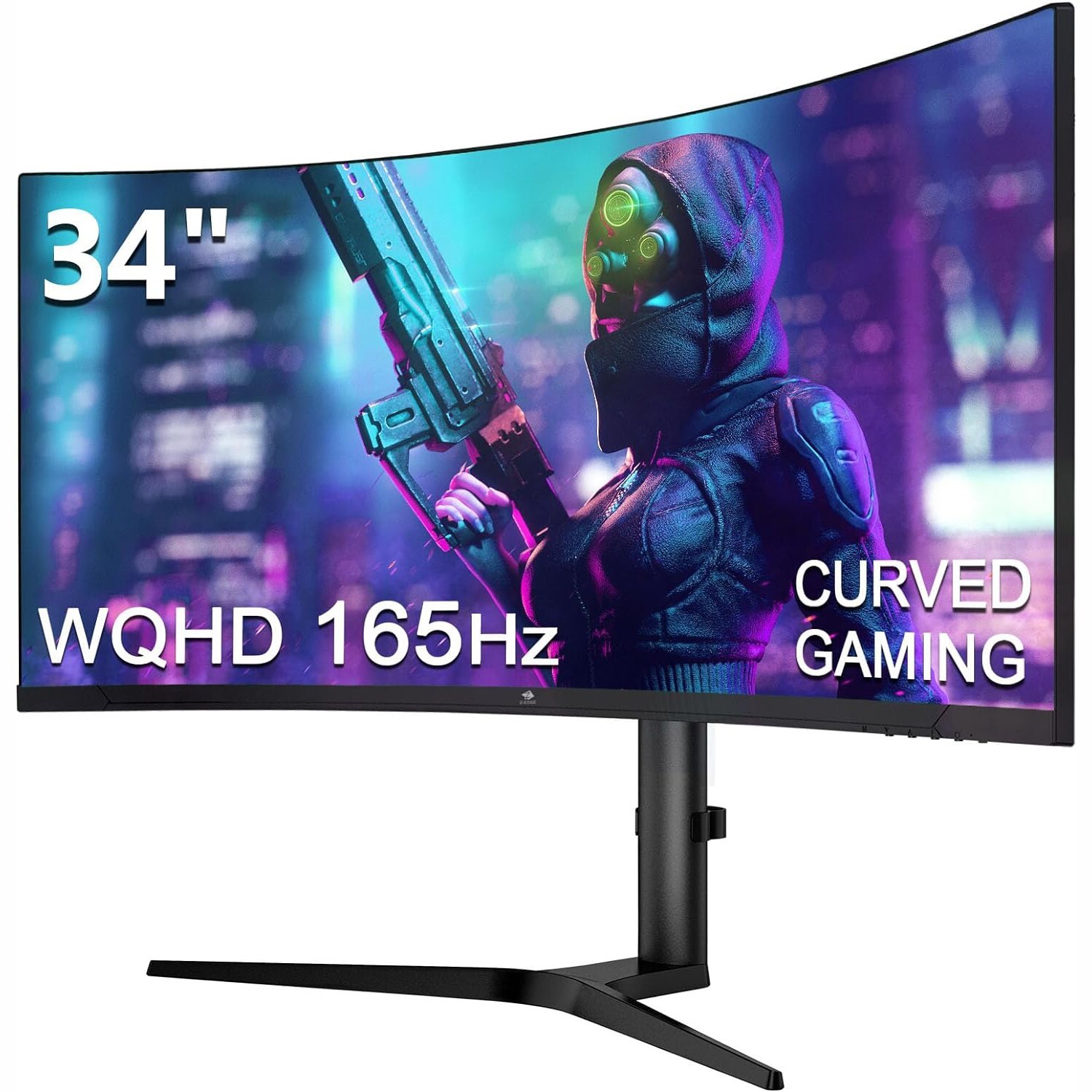 Z-EDGE UG34 34" 3440x1440 21:9 2K UWQHD 165Hz 1ms Curved Gaming Monitor ...