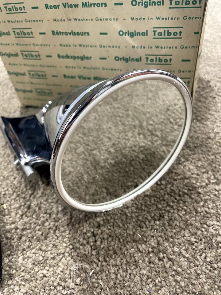 NOS VINTAGE TALBOT BERLIN BULLET MIRROR PORSCHE FERRARI 356 | eBay
