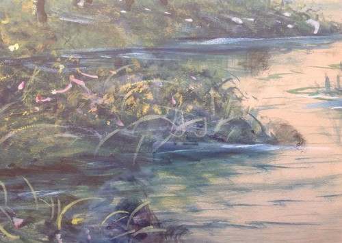 Raphael Senseman (American 1870-1966) Listed Artist Watercolor Gouache ...