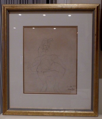 HAL AMBRO WALT DISNEY STUDIOS ANIMATOR 1940 SIGNED ANIMATION DRAWING | eBay