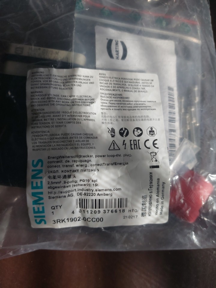 SIEMENS 3RK1902-0CC00 CONNECTOR | eBay
