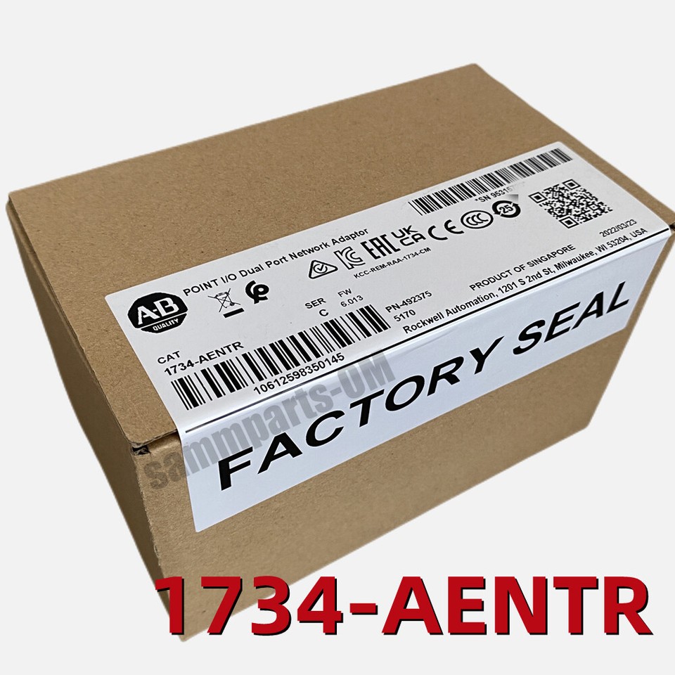 New Factory Sealed AB 1734-AENTR /C Point I/O Dual Port Adaptor Module ...