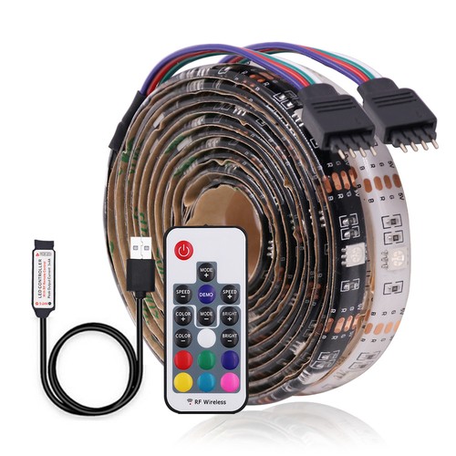 USB LED TV Backlight Kit Computer RGB LED Light Strip TV Background ...