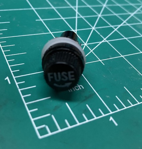 2PCS Screw Cap Panel Mount Fuse Holder 5x20mm Glass Tube Fuses Case USA ...