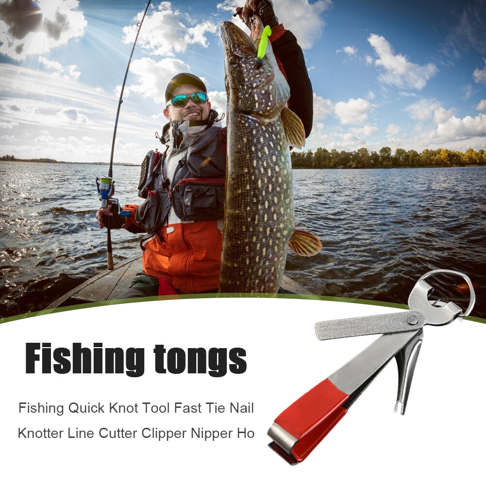 Steel Fishing Quick Knot Scissors Line Cutter Clippers Nippers (Silver ...
