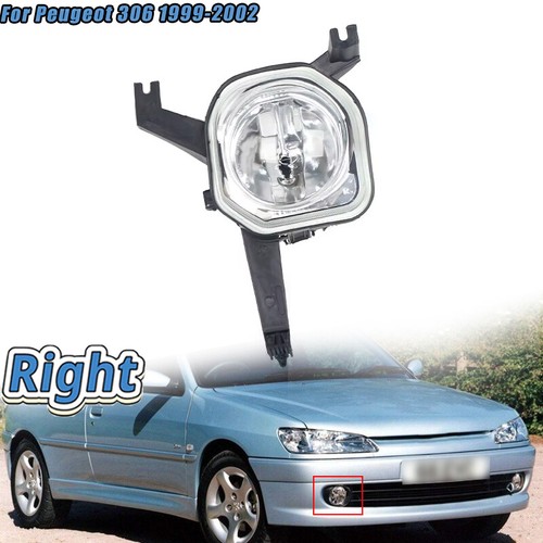 Right Front Bumper Fog Light Fog Lamp Without Bulb For Peugeot 306 1999 ...