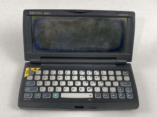 Hewlett Packard HP 320LX Palmtop Computer W/ Franklin Rolodex REX-3 PC ...