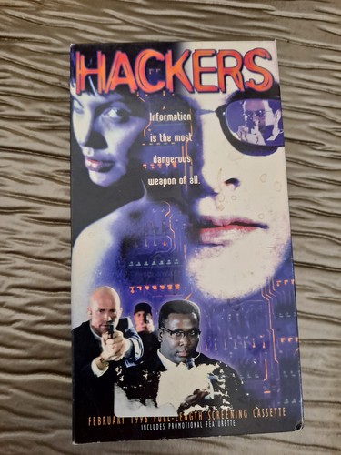 Hackers Screener Vhs Zerocool Acidburn Lord Nikon Phantom Freak Joey ...