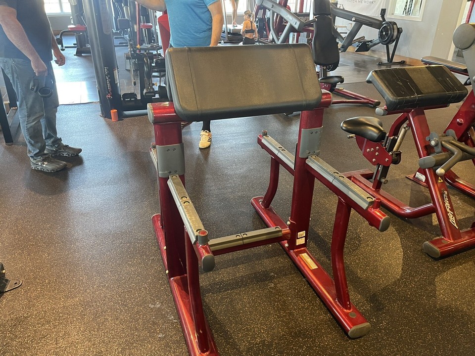 LAST CALL - HAMMER STRENGTH / LIFE FITNESS STANDING PREACHER CURL (1 Yr ...