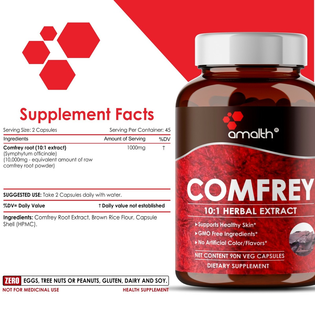 Comfrey Root Pills