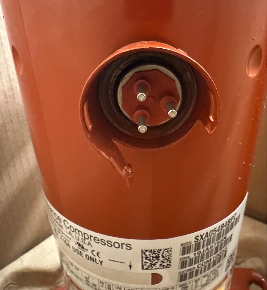 Alliance Compressors Central AC Scroll Compressor SXA054B4BPZ/19JA6788N ...