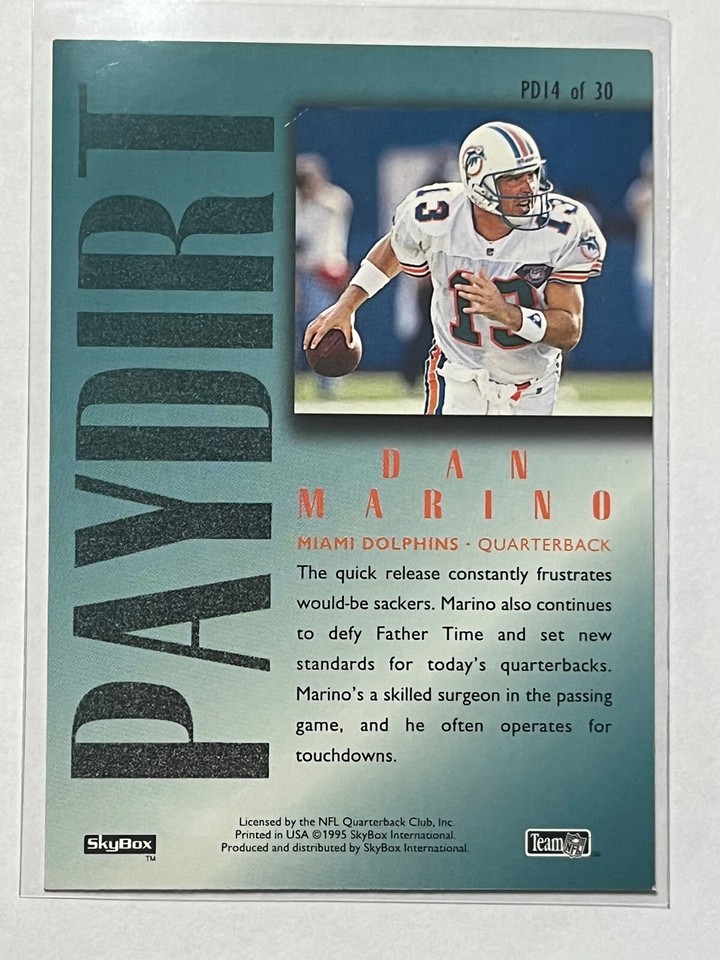 1995 DAN MARINO Skybox Premium Paydirt Gold #PD14 HOF Miami Dolphins | eBay