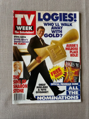 Vintage television - "Australian TV Week" Apr 1994 Official Logies ...