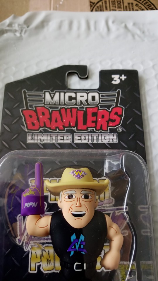 Micro Brawlers Bob Cardona Pro Wrestling Crate Major Wrestling Figure ...