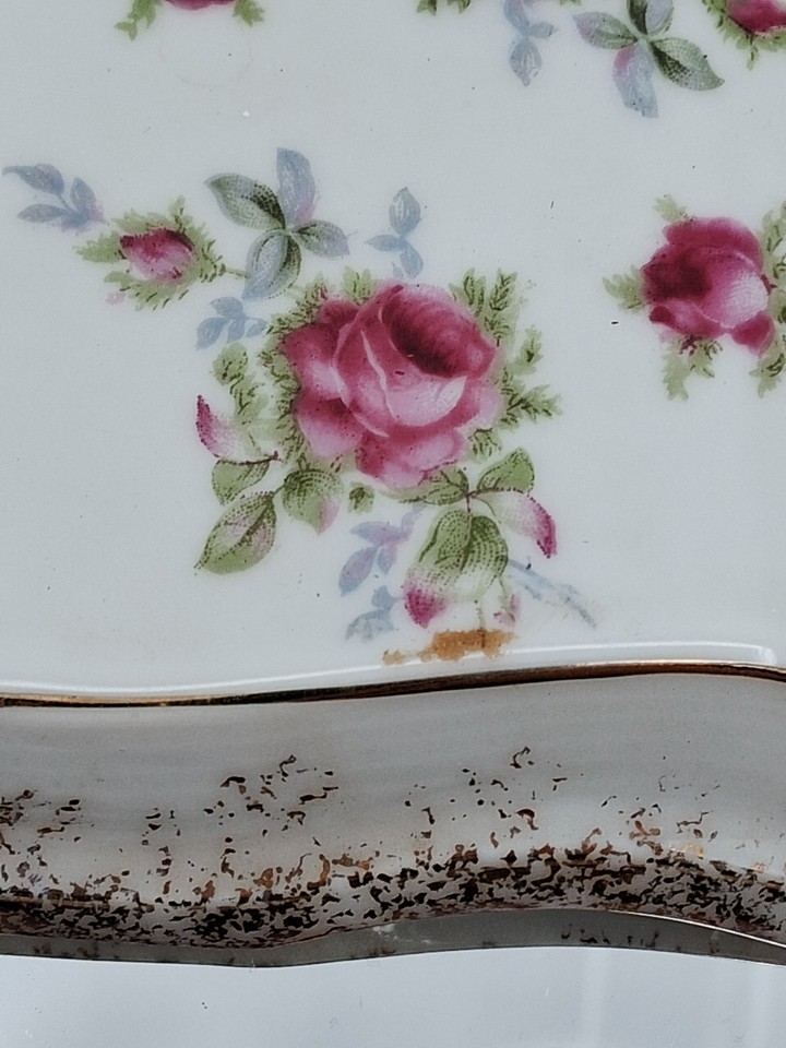 Vintage Lefton China Hand Painted Wall Plaque The Lords Prayer Open ...