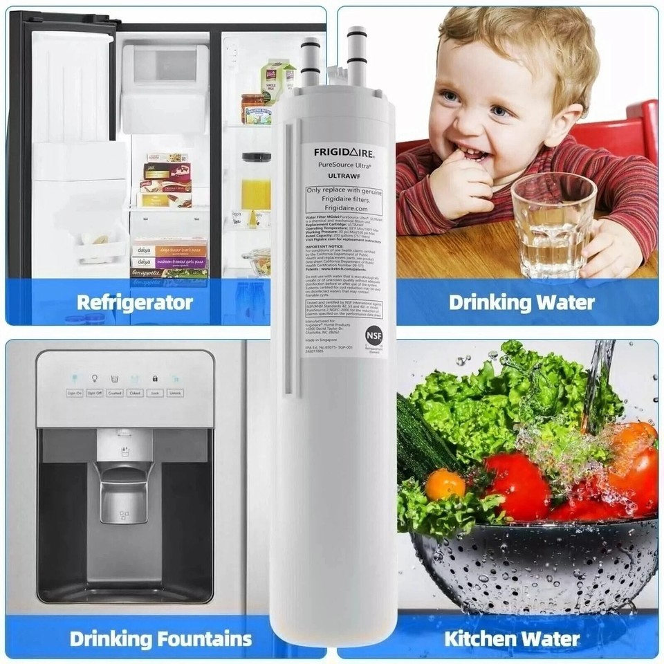 3Packs Of Frigidaire ULTRAWF Pure Source Ultra Water Filter White NEW ...