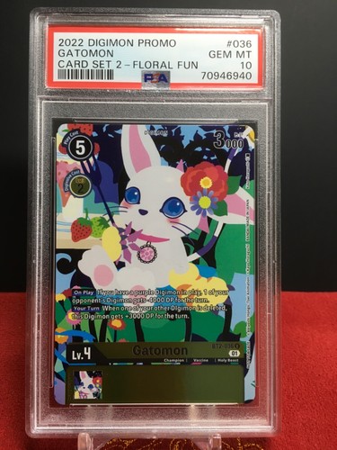 Digimon Card Game Gatomon BT2-036 Tamer’s Card Set 2 Floral Fun Alt Art PSA 10 | eBay