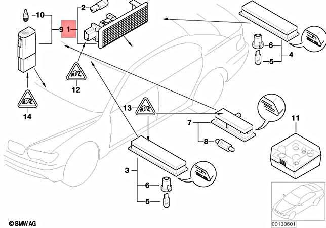 Genuine Courtesy light BMW MINI ROLLS-ROYCE Alpina Hybrid M6 X1 X5 ...